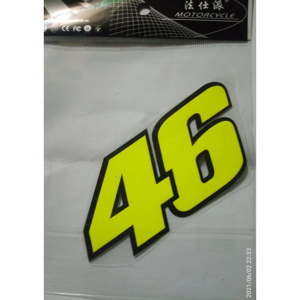 LOGO Reflective Emblem Decal Car Bike Sticker Logo (5x5 Inch)