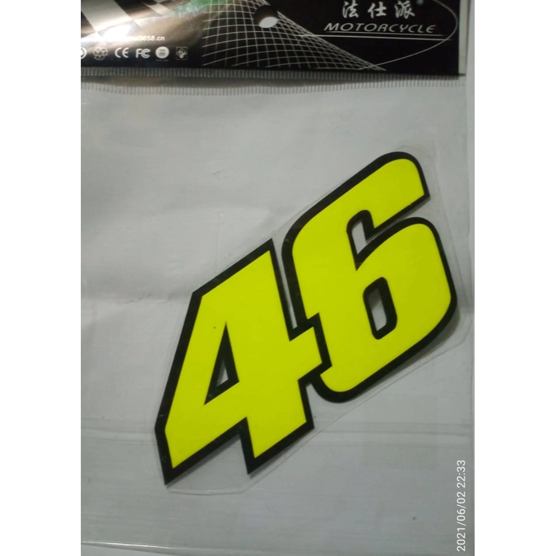 Logo Reflective Emblem Decal Car Bike Sticker Logo (5X5 Inch)