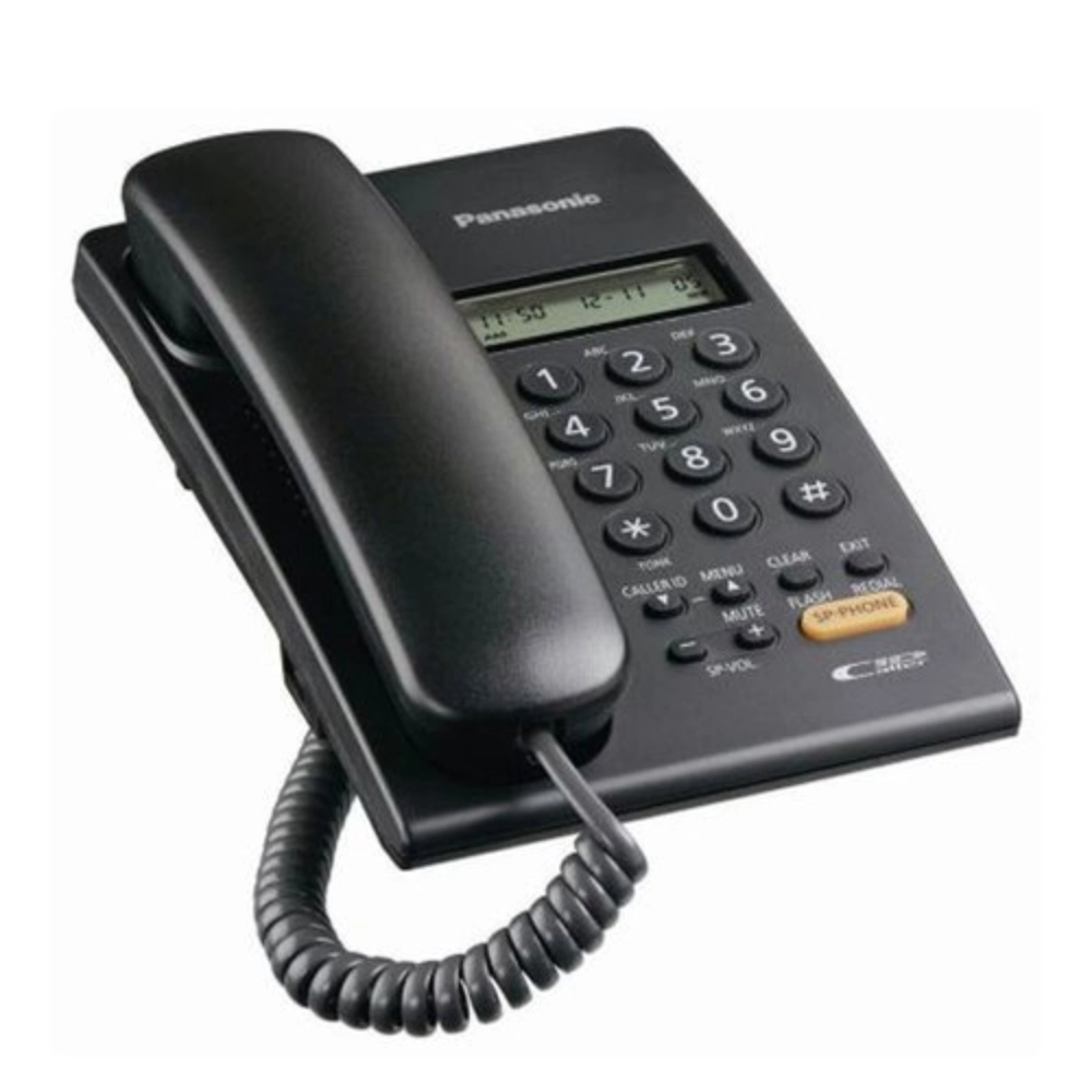 Panasonic Caller ID Land Line / Intercom Set,KX-TSC62SX. (Black).