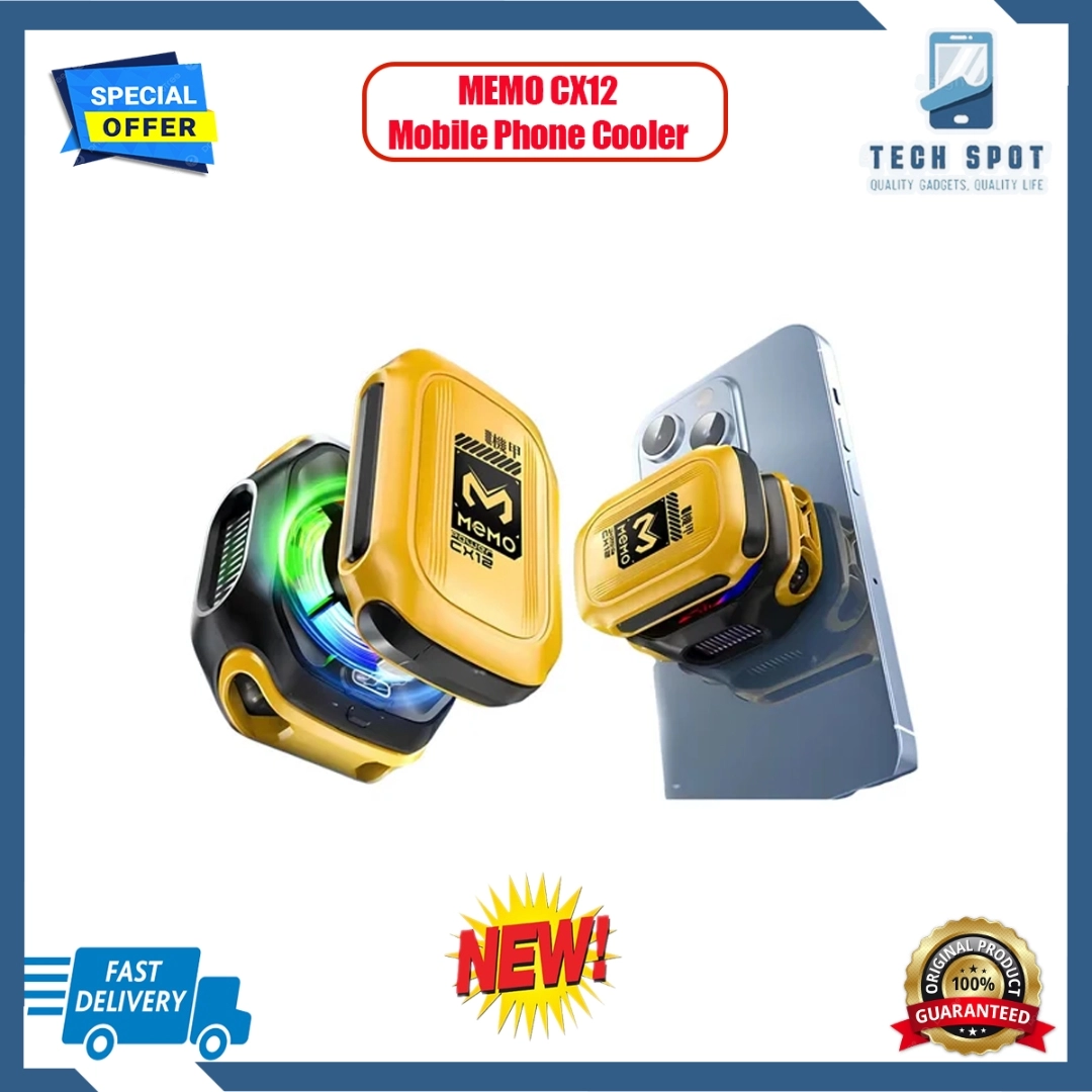 MEMO CX12 Mobile Phone Cooler Rechargeable Cooler Radiator with Digital ...