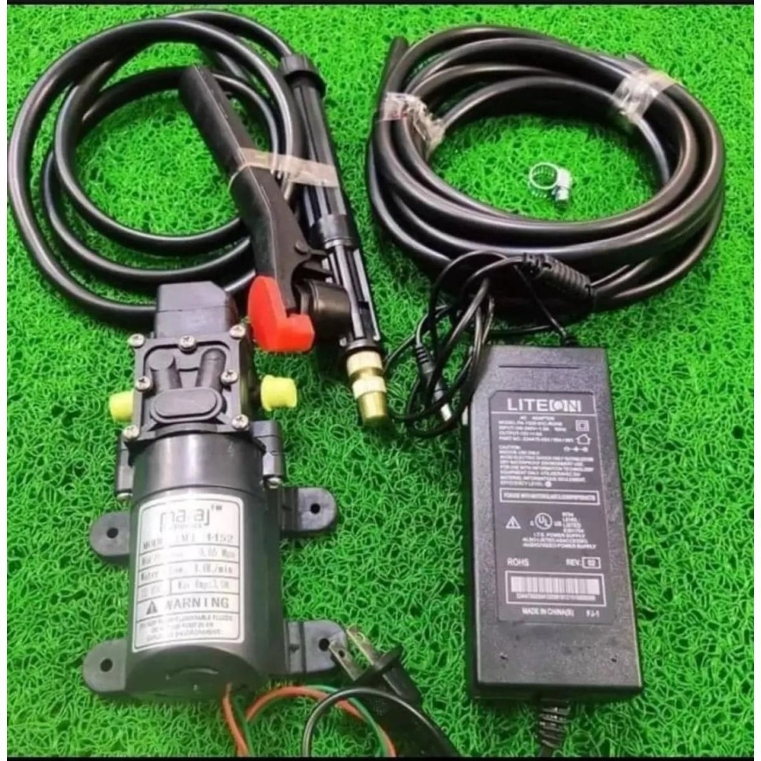 Car Washing Water Pump Motor Set With Pipe/Dc 12V-18V 120W High ...