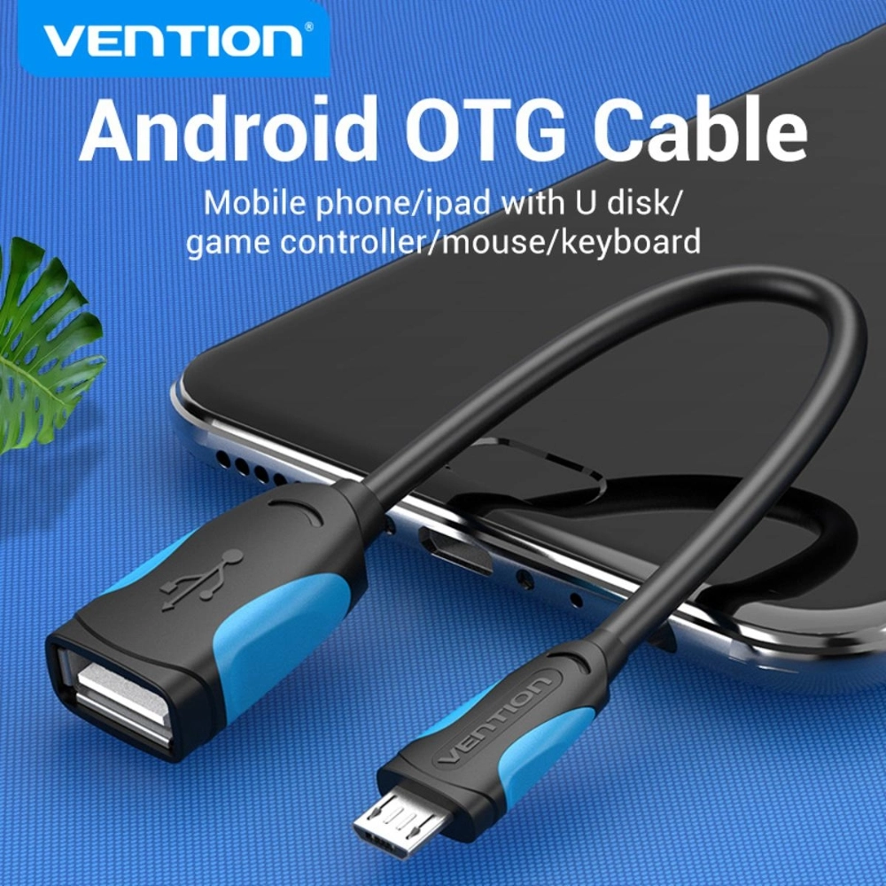 Vention VAS-A07 USB 2.0 A Female to Micro B Male OTG Cable