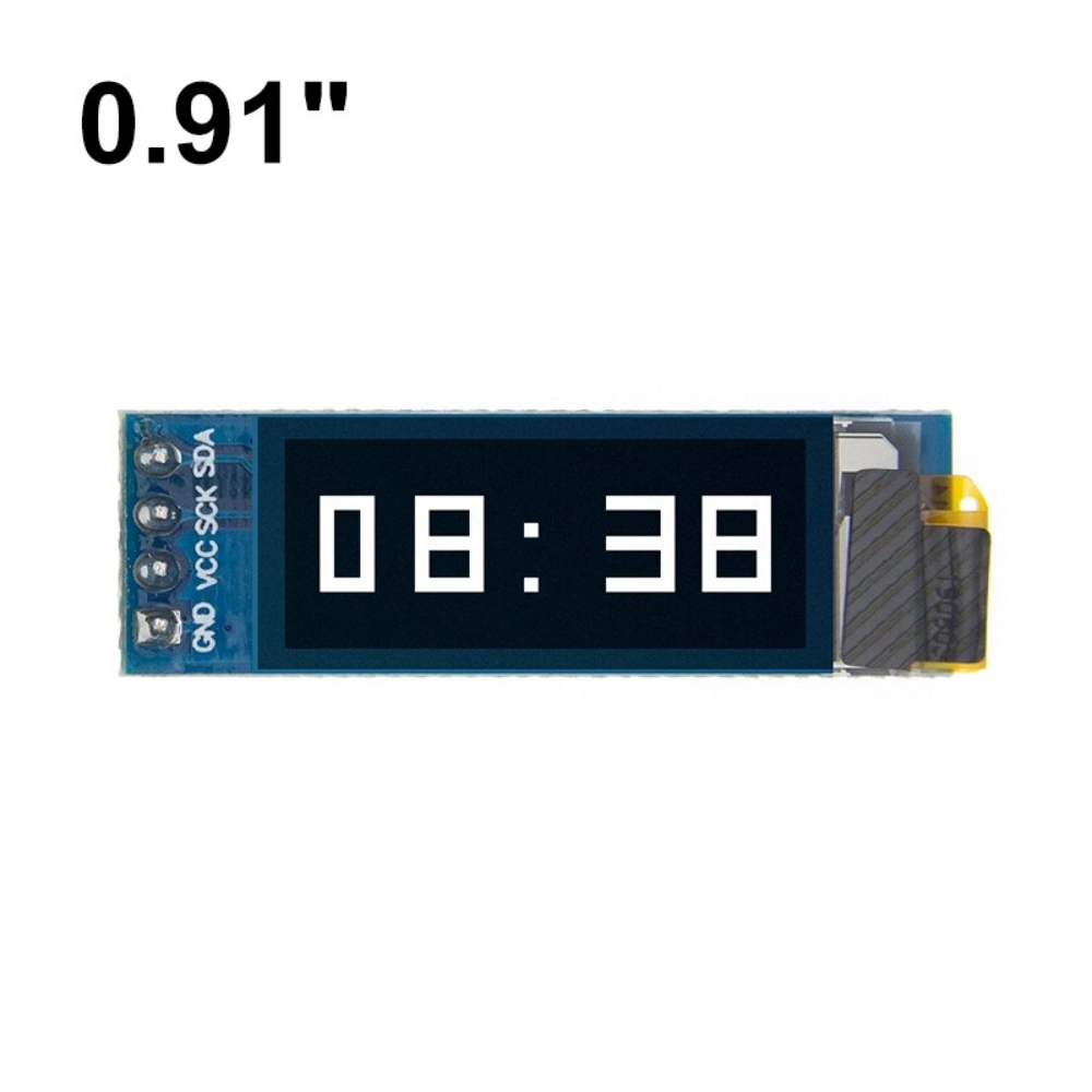 0.91 Inch OLED Module 0.91" White Blue 128X32 LCD LED Display 0.91" IIC ...
