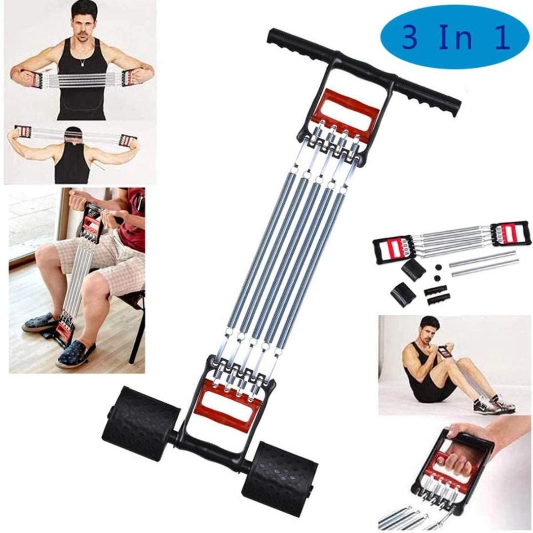 3 In 1 Tummy Trimmer Ab Exerciser With Chest Expander And Hand Grip ...