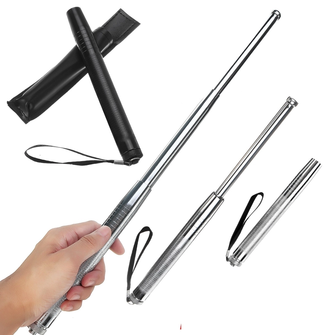 "25 Inch Self Defense Stick | Solid Steel Expandable Baton ...