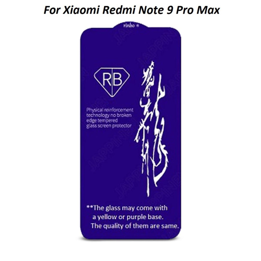 For Xiaomi Redmi Note 9 Pro Max Rinbo Full Tempered Glass Screen Protector