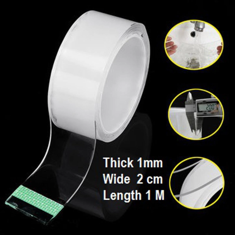 Magic tape (1Mx2cm wide Double sided Adhesive Nano tech) - Double Side Tape