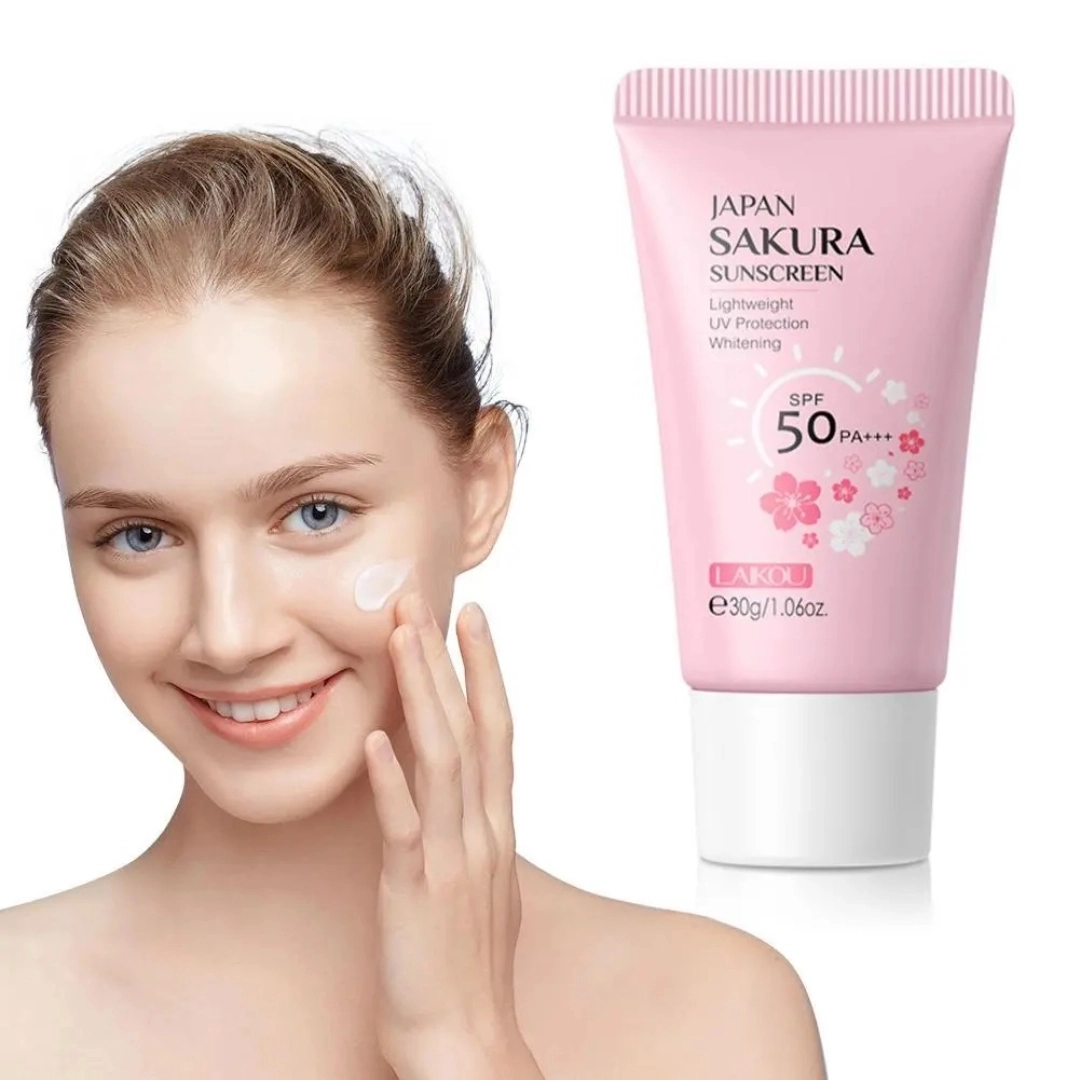 Laikou Japan Sakura Sunscreen SPF 50 PA+++ - 30g