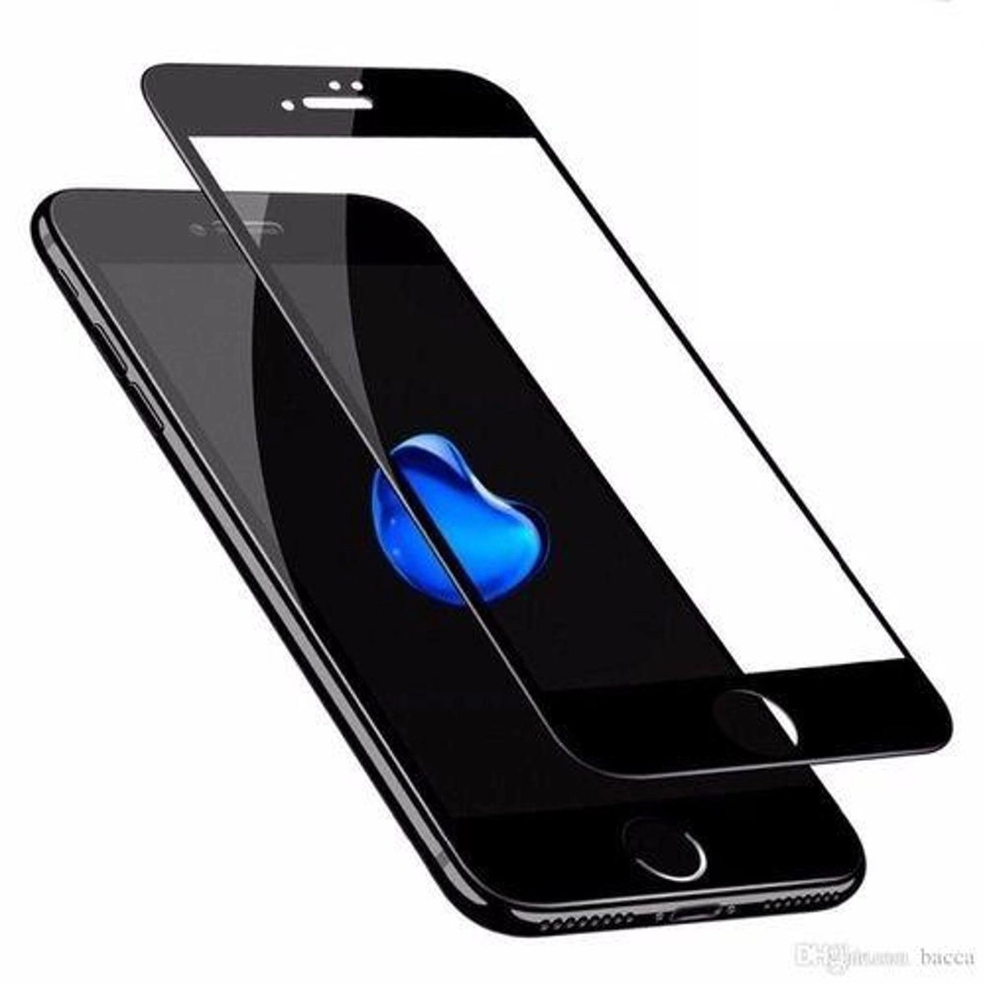 For Apple iPhone 7 5D Tempered Glass Screen Protector - Black and ...