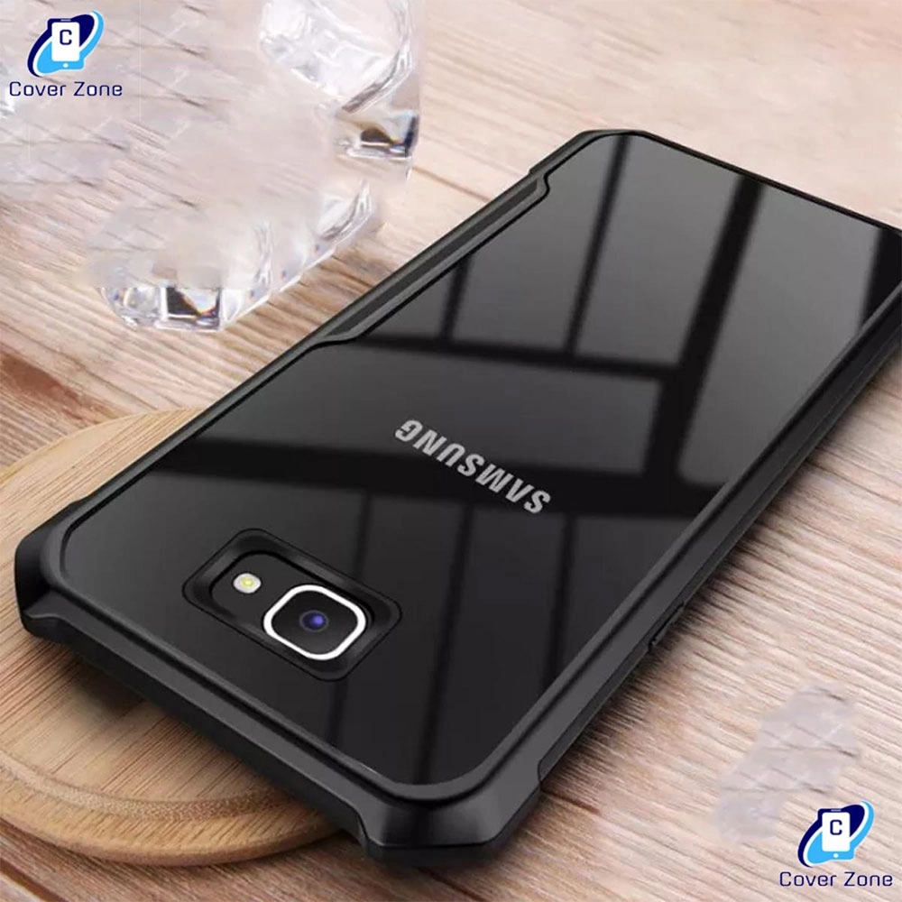 Samsung Galaxy J7 Prime Clear TPU Case Shockproof TPU Bumper Hard ...