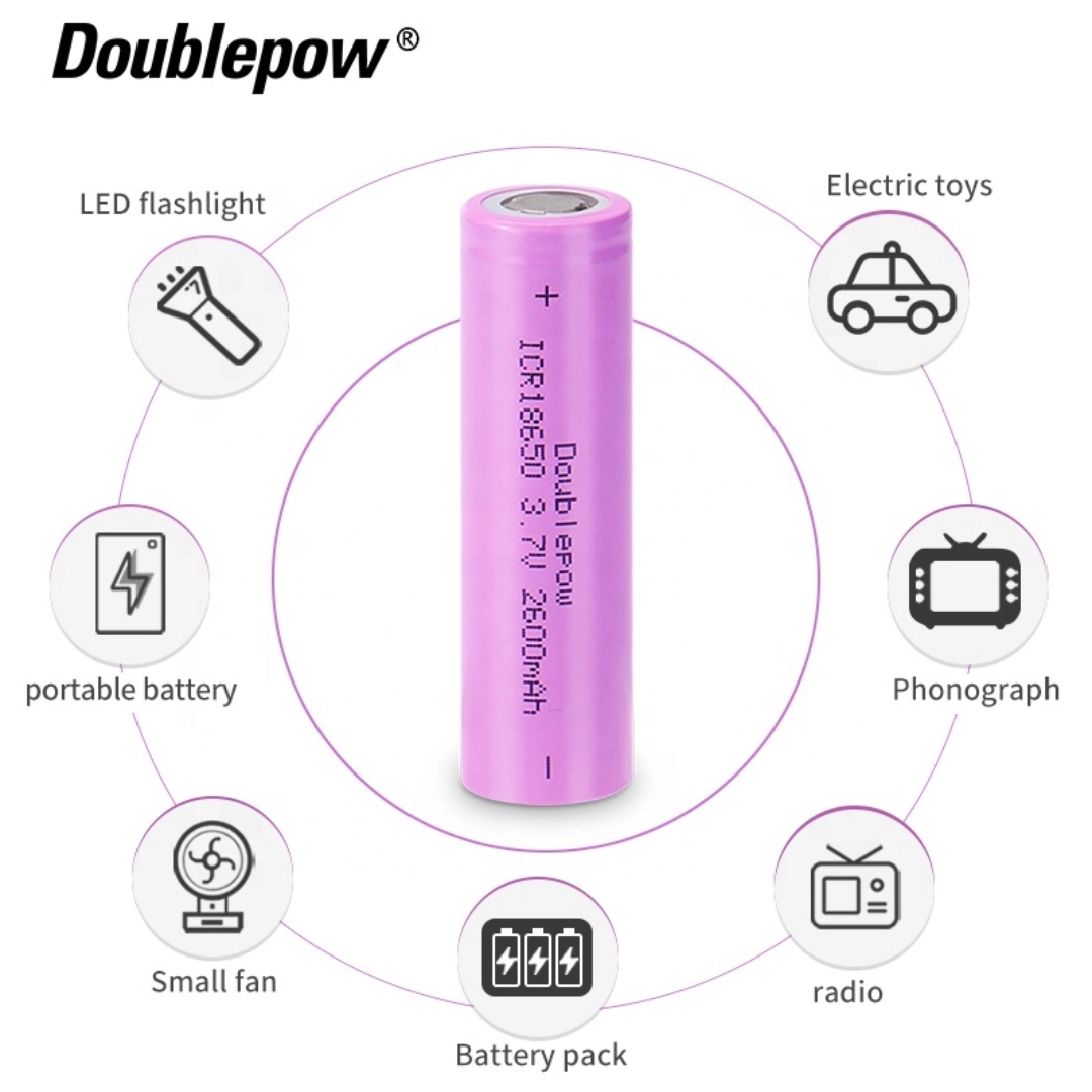 Inr 18650 3.7V Pink Rechargeable Lithium Li-Ion Battery- 1Pcs ...