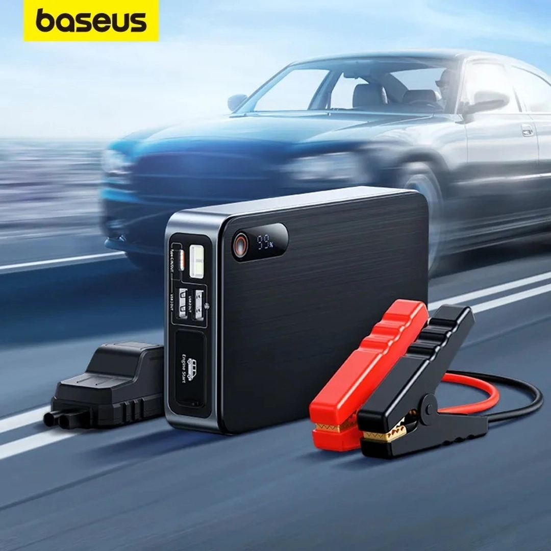 Baseus Super Energy Pro+ Car Jump Starter 12000mAh with Smart Digital ...