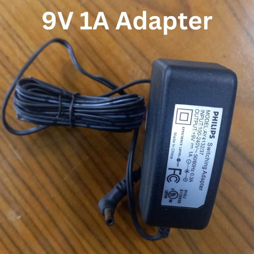 9V 1A Black Ac 220V To Dc 9V 1A Power Supply Adapters Chargers 9V 1Amp ...
