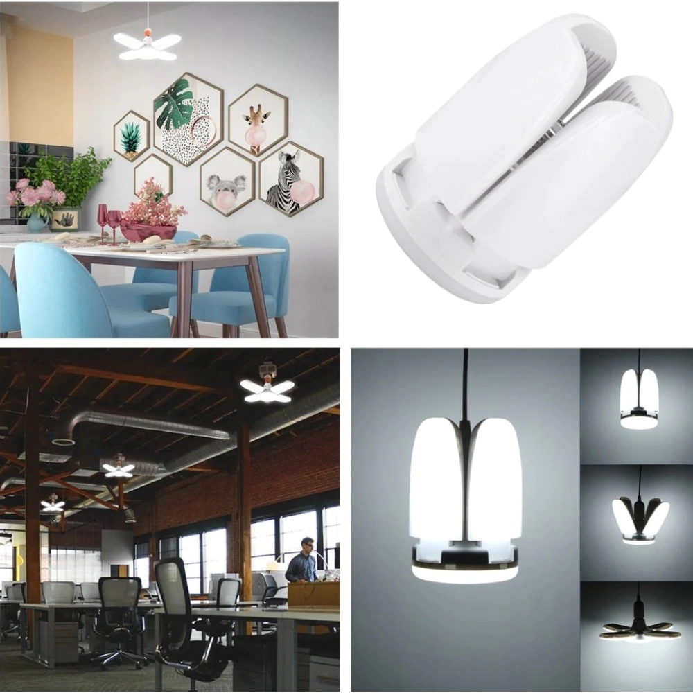 LED Bulb Foldable 4 Fan Blade - Four wing-25 Watt