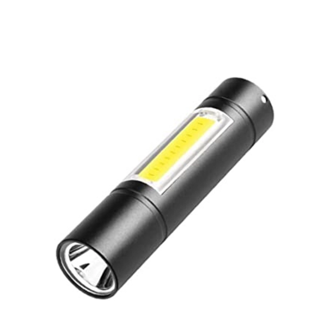 Rechargeable Flashlight Torch LED USB Portable Torches 4 Modes Mini ...