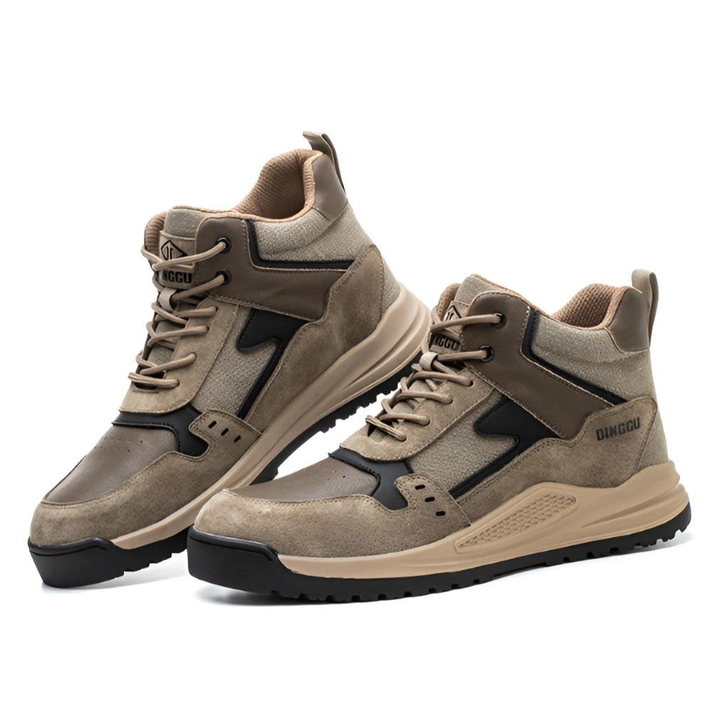 Dinggu safety shoe/ Steel toe and steel mid sole safety shoe/ Light ...