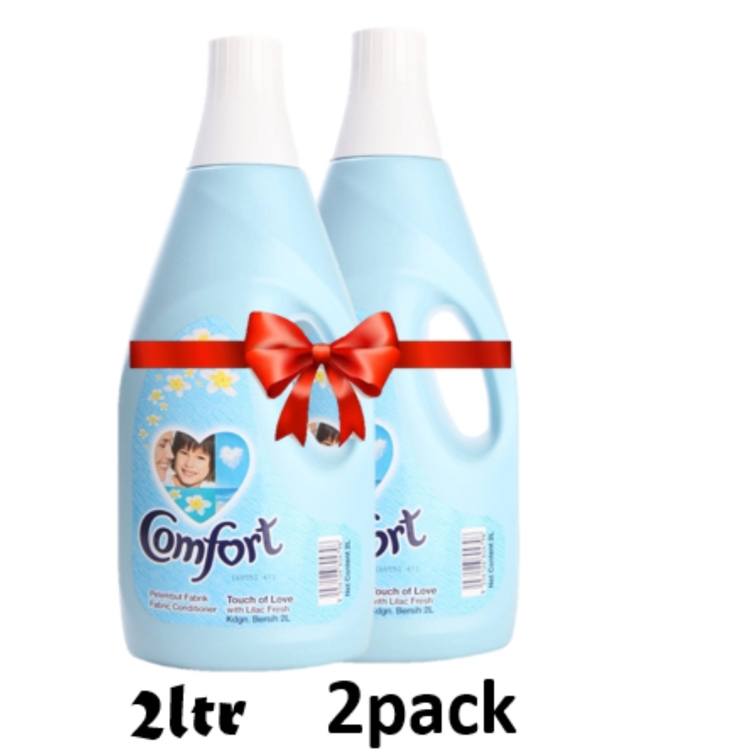 Comfort Fabric Conditioner Softener Touch Of Love - 2ltr - 2pack