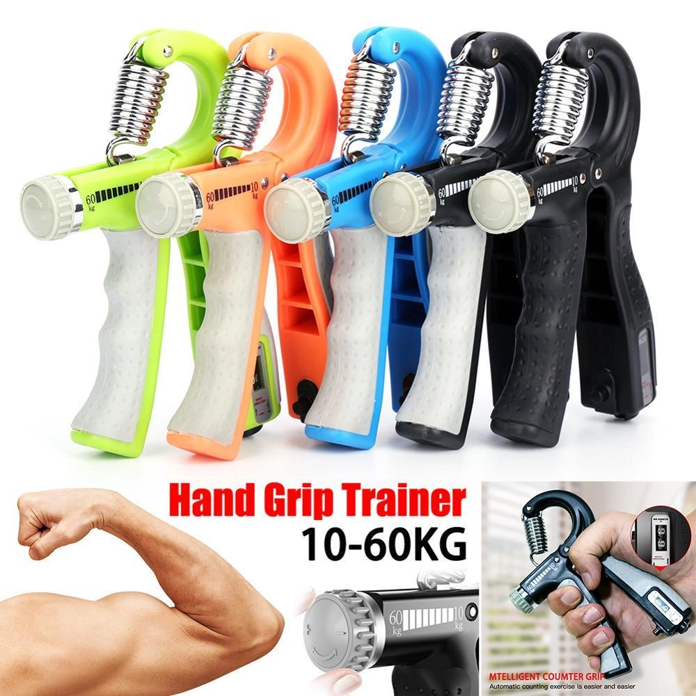 Adjustable Hand Grip Strengthener – 5kg to 60kg Resistance Trainer for ...
