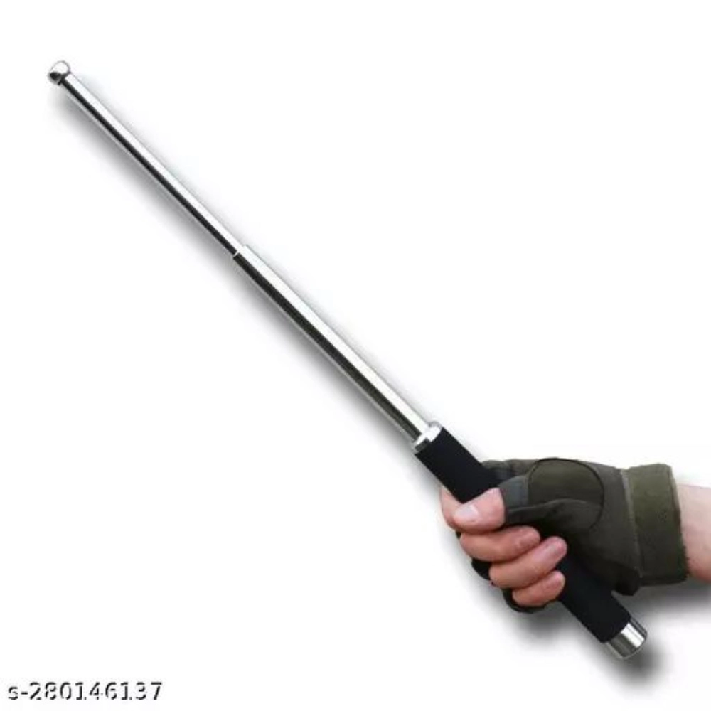 Portable Folding Stick Tool Stainless Steel Telescopic Rod-Self Defence ...