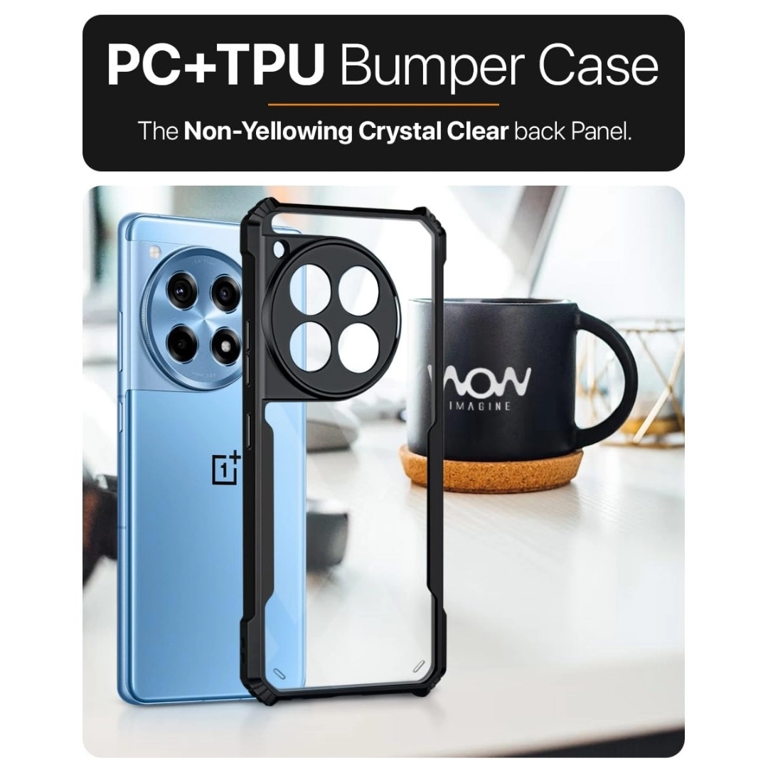 For OnePlus 12R 5G Transparent Premium Quality Back Cover Phone Case