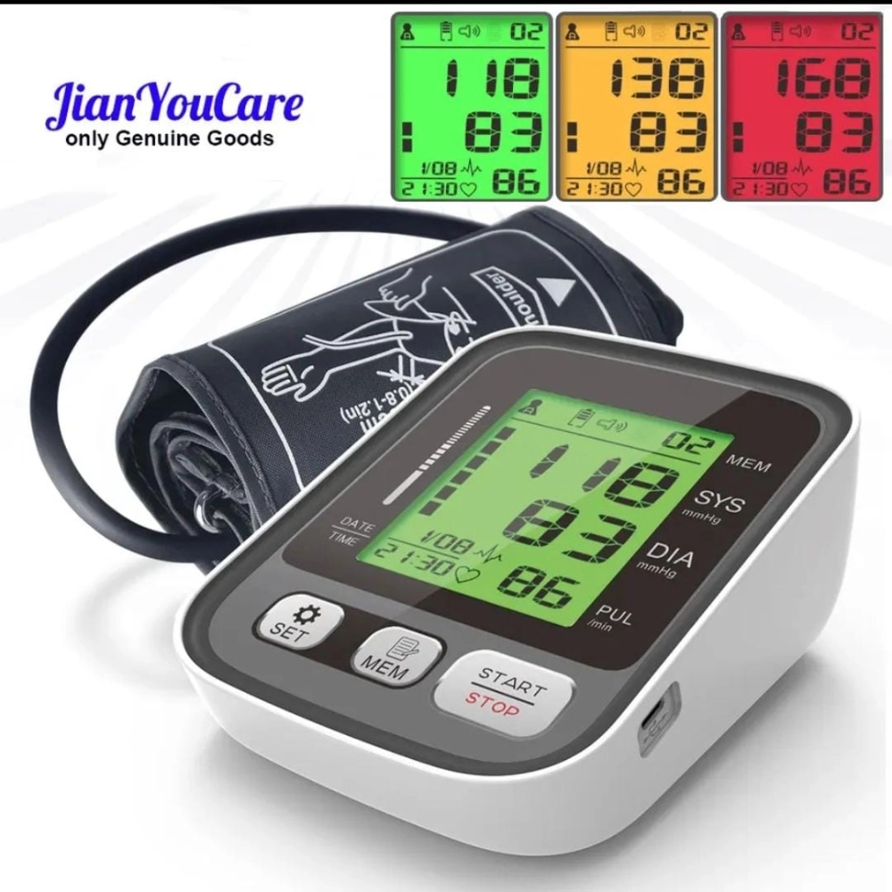 Fully Automatic Arm-type Digital Blood Pressure Monitor with option for ...
