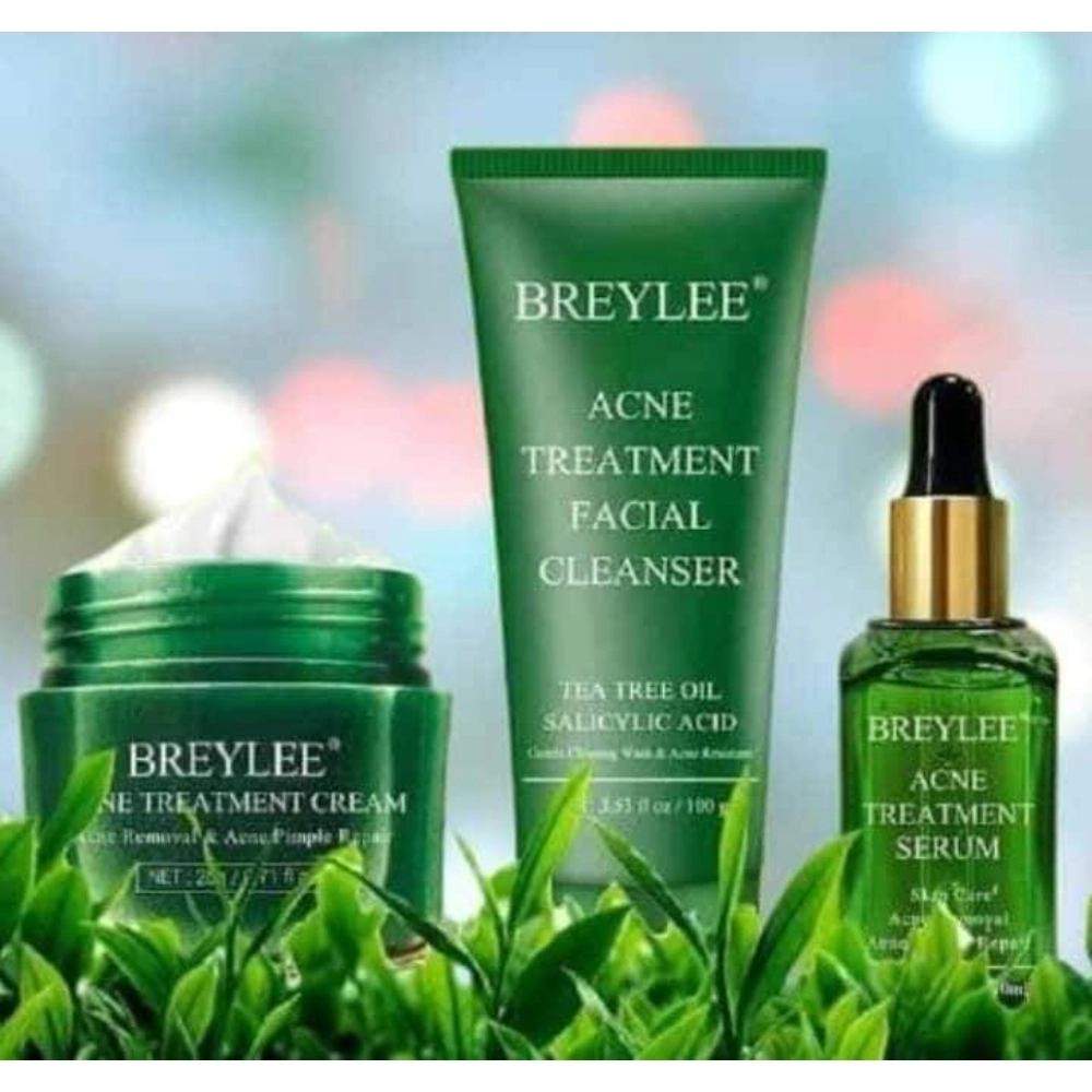 Brylee Acne Treatment Cream Serum Cleanser(Combo)