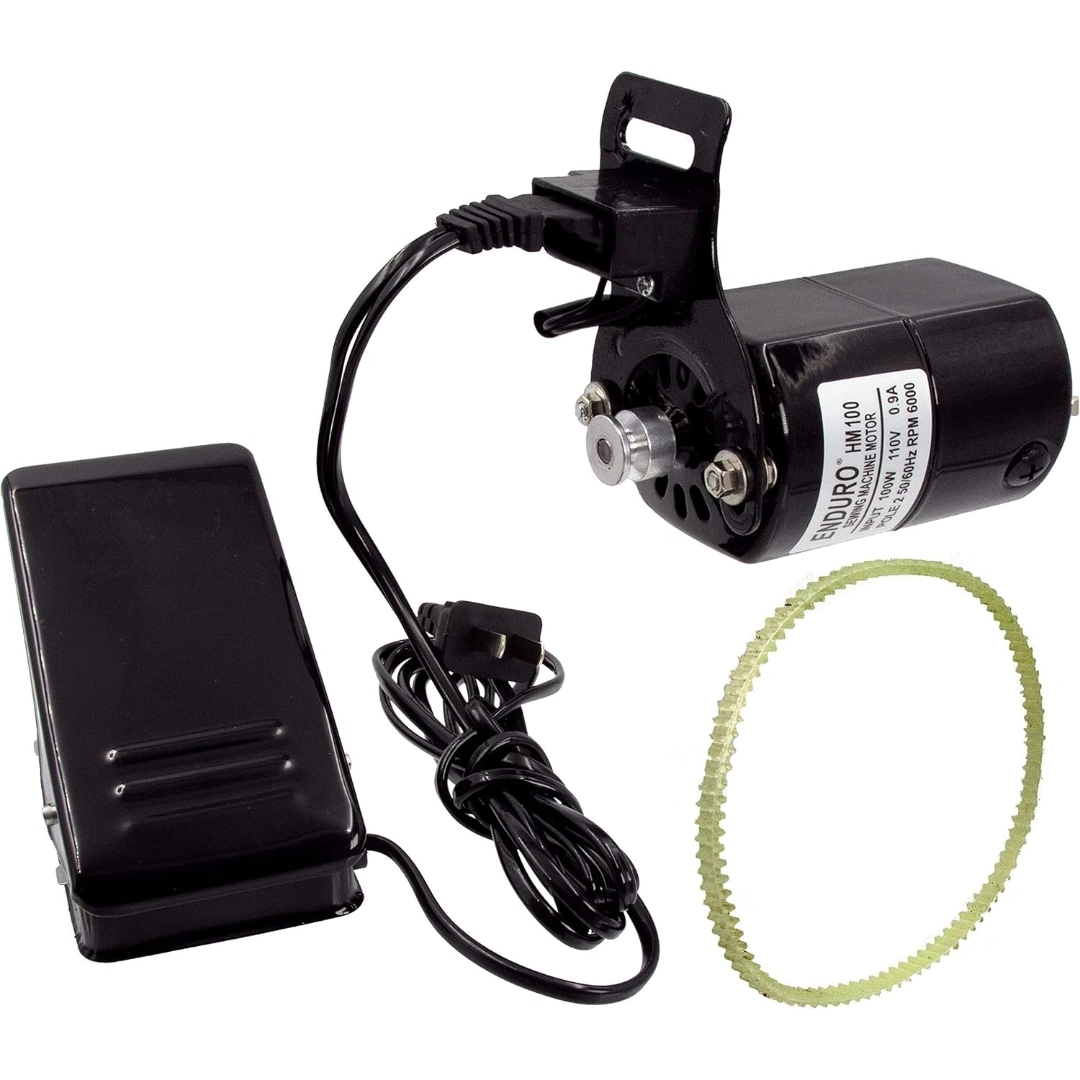 220V 150W Sewing Machine Motor 6500RPM Sewing Motor with Foot Pedal ...