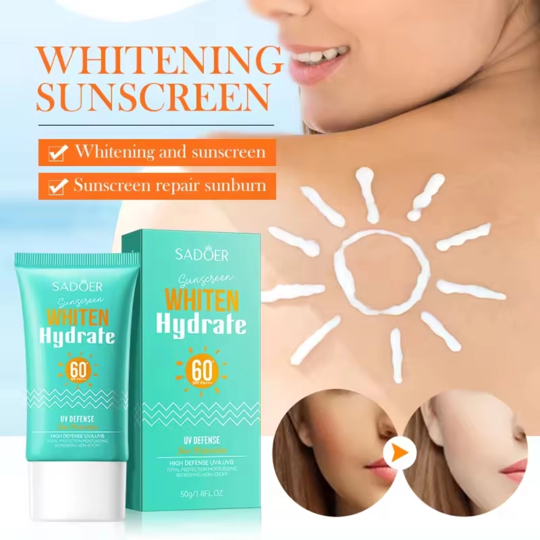 SADOER Hydrating Sunscreen Lotion Private Label Cosmetic Sun Screen for ...