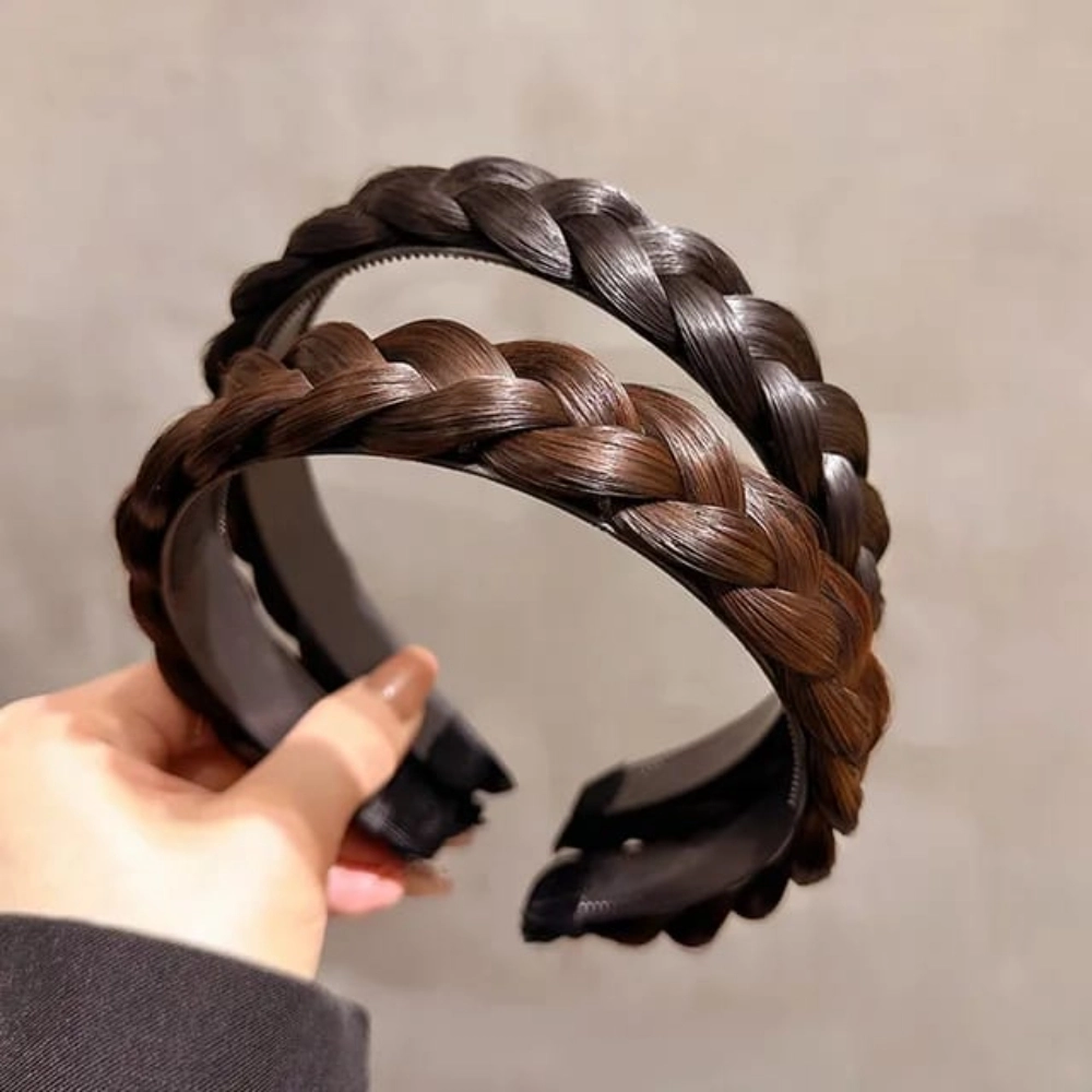 Braid Hair bands Headbands Anti-Slip Headpiece Bath Twist Korean ...