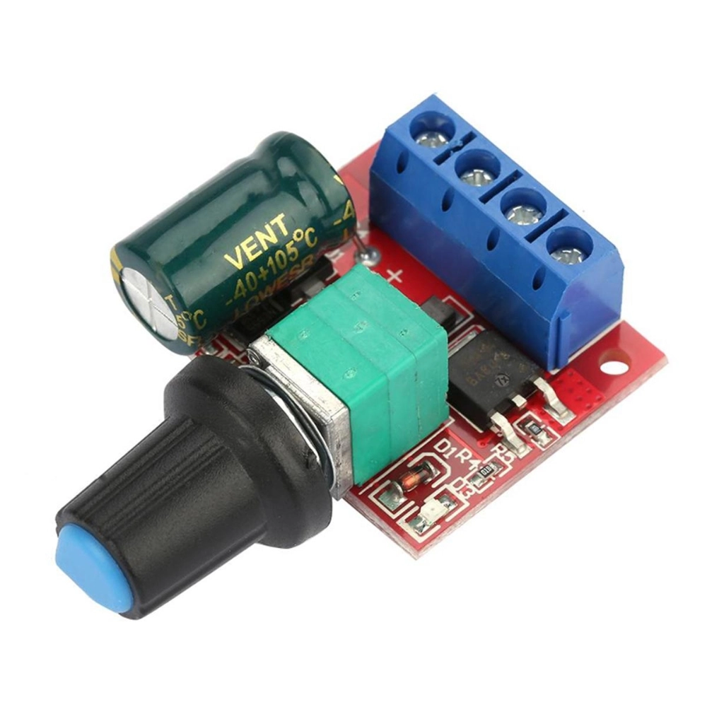 High Quality 5V-28V 12V 24V 5A PWM DC Motor Speed Control Switch Controller Volt Regulator LED ...