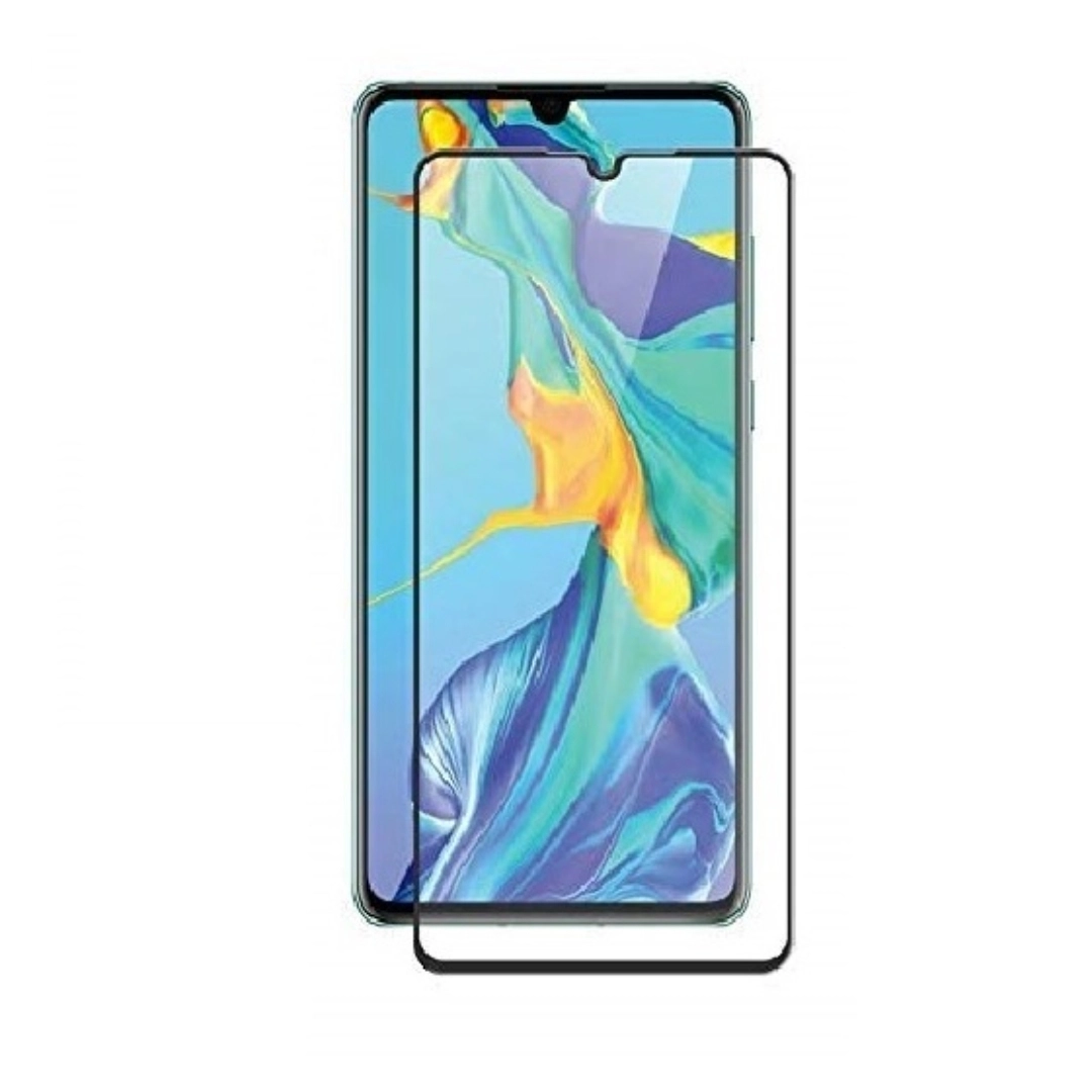 Huawei P30 Full Glue 5D/6D/10d Tempered Glass Screen Protector-Black