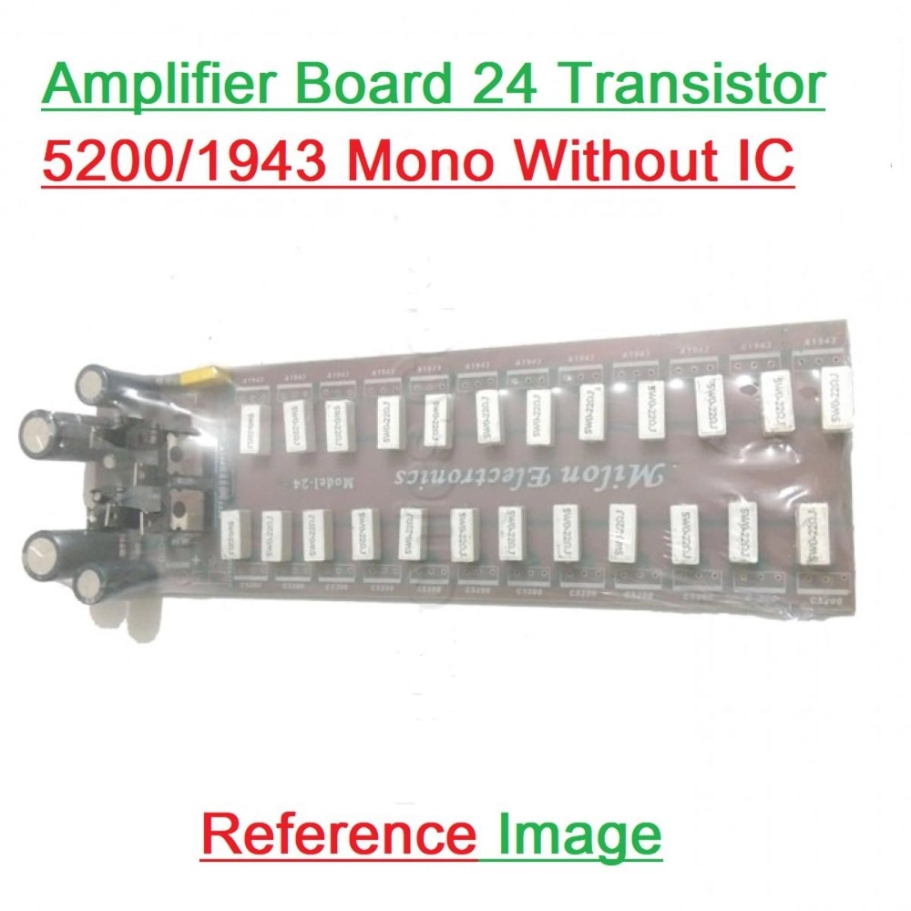 24 Transistors Amplifier Circuit Board For 5200 & 1943 IC Mono ...