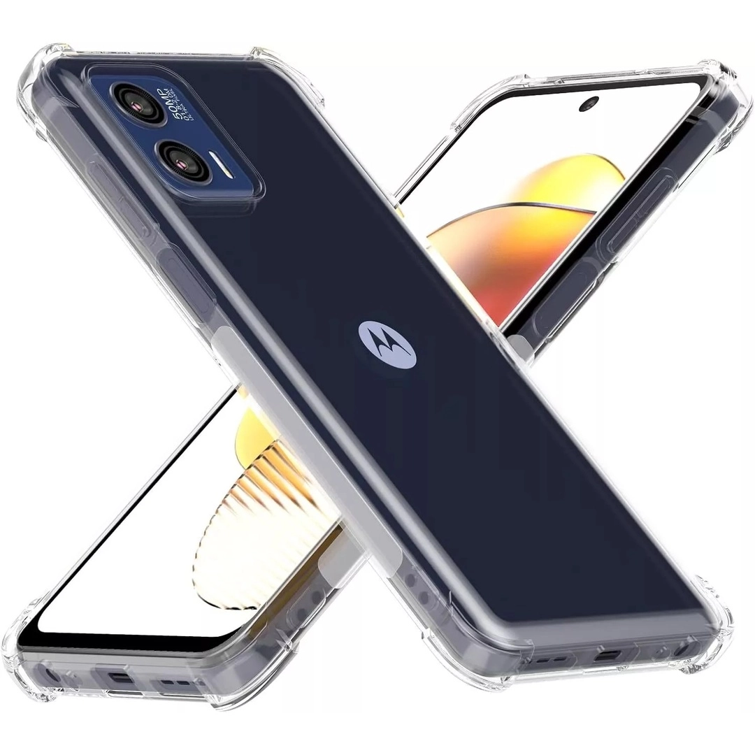 Motorola Edge 50 Fusion Transparent Clear Slim Soft Cover Skin Gel TPU ...