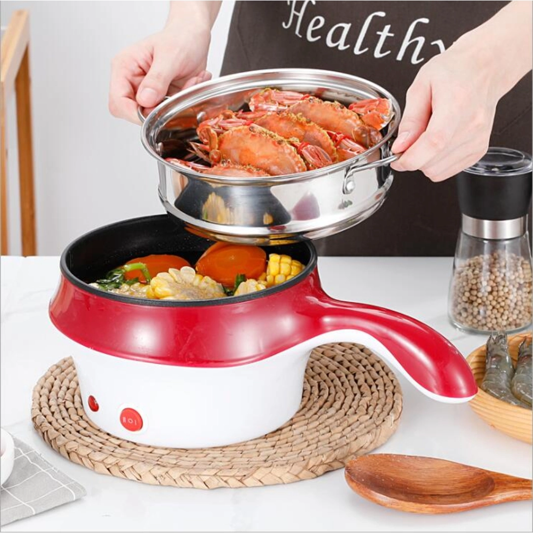 Mini Electric Multi Cooker with Steamer Non-Stick Electric Rice Cooker ...