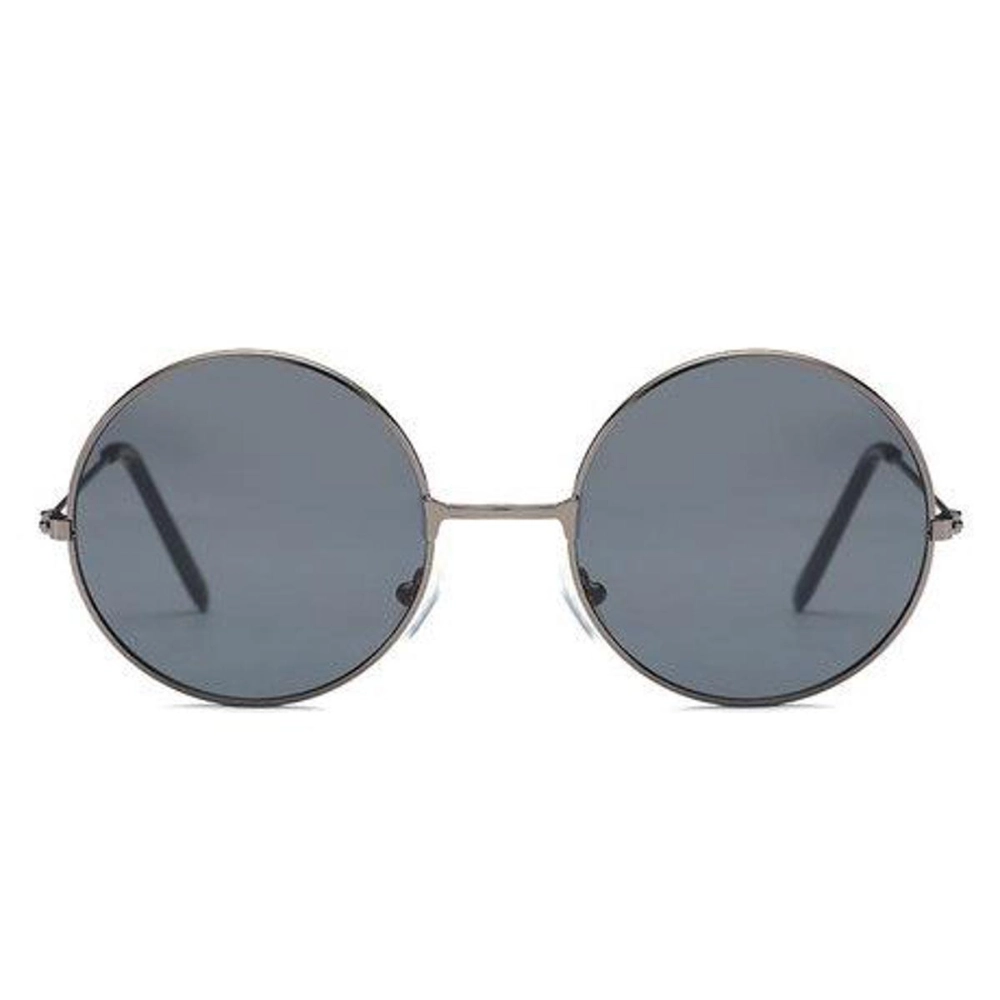 Men Round Metal Sunglasses
