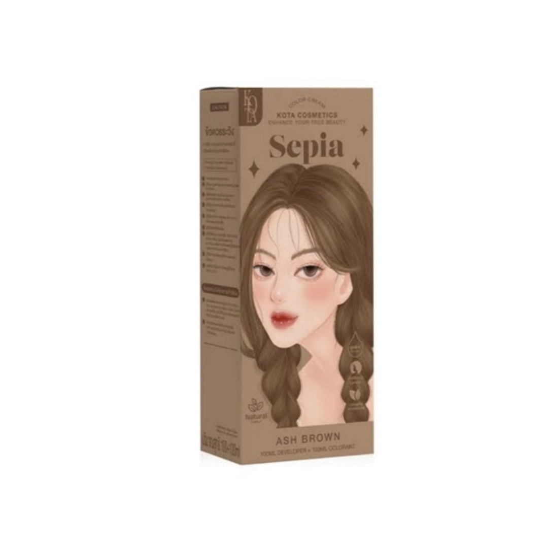 Kota Cosmetics Hair Color Hair Dye Color Cream Sepia