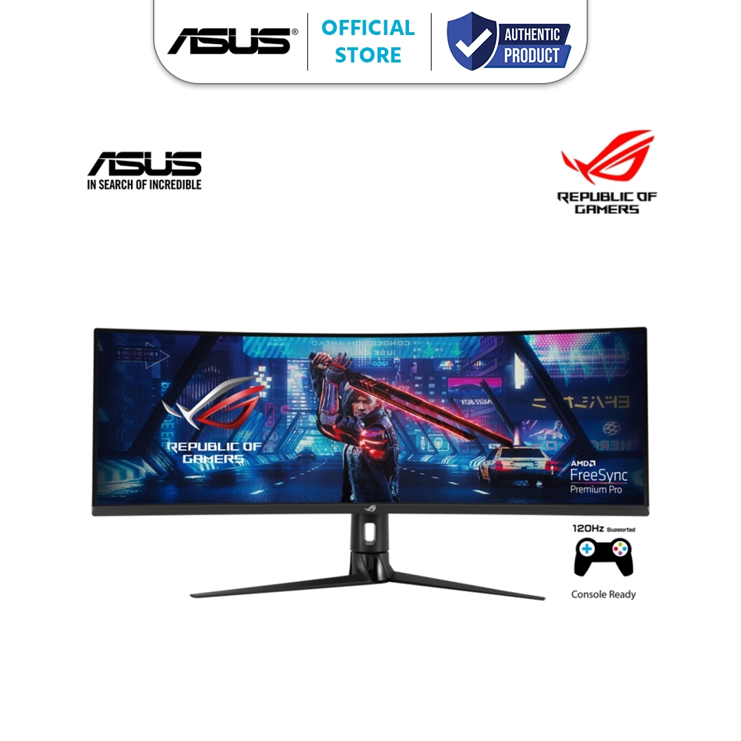 ASUS ROG Strix XG49VQ Super Ultra-Wide HDR Gaming Monitor - 49-inch 32: ...