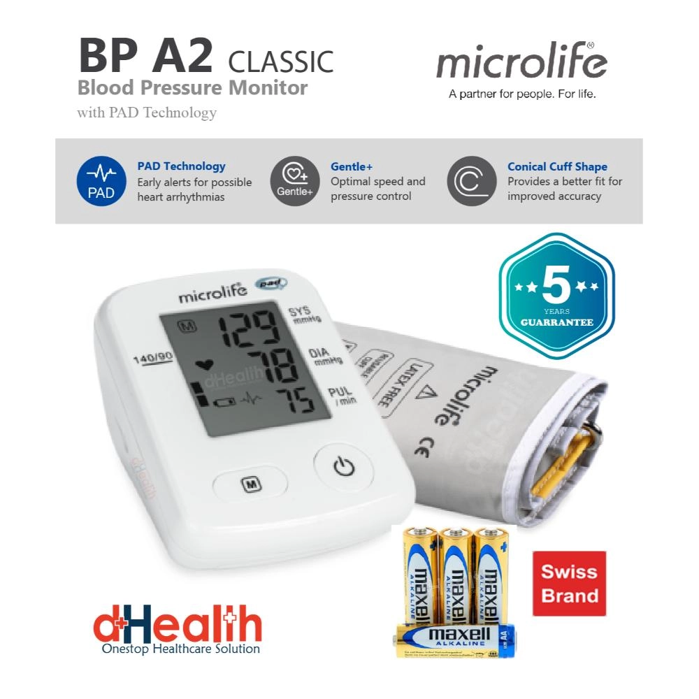 Microlife Digital Blood Pressure Monitor, BP A2 Classic
