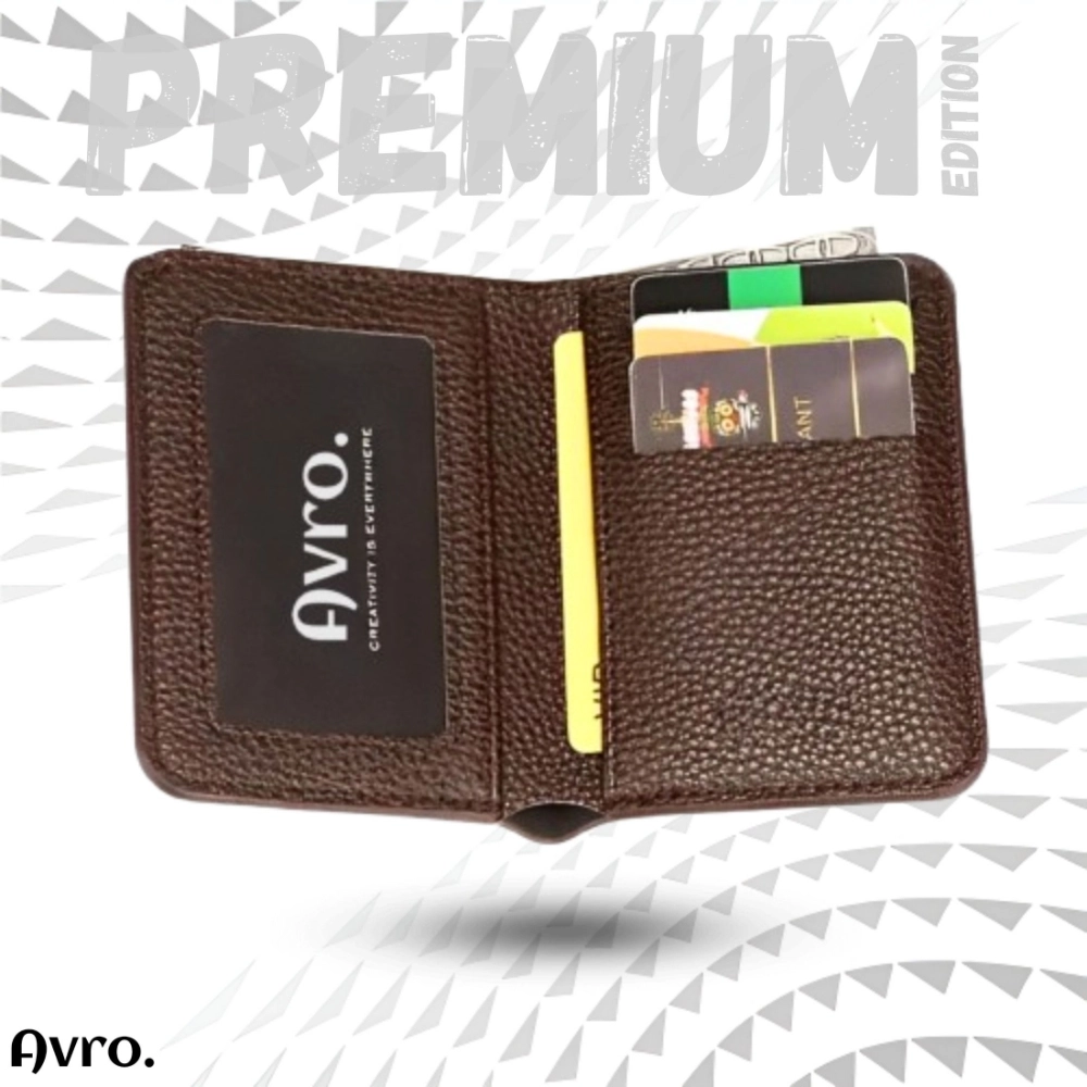Avro Men's High Quality Wallet Soft PU Money Bag For Men Business ...