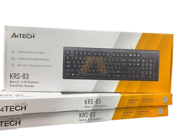 A4TECH KRS-83 Office Wired Keyboard - MASTERCOPY