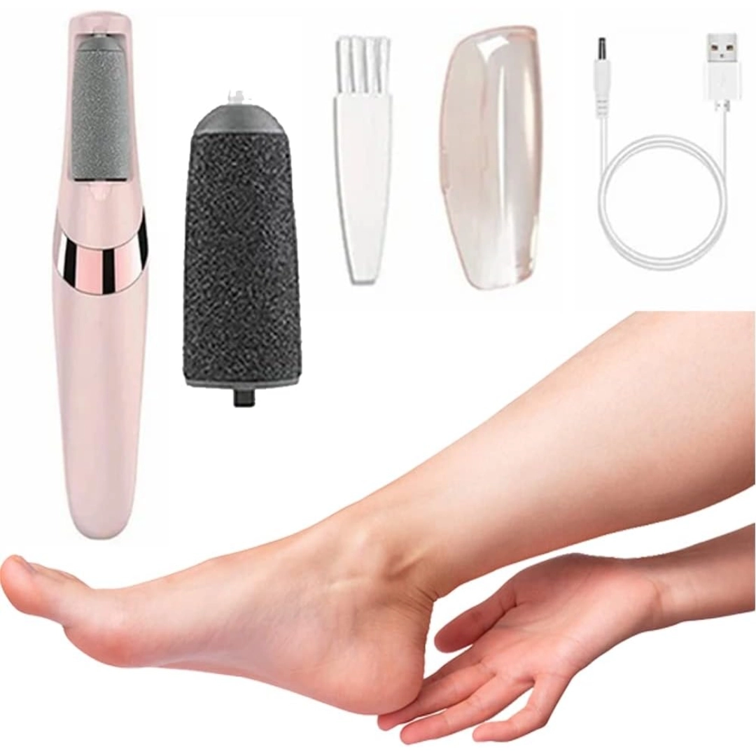 Electric pedicure set foot grinder Callus Remover USB Rechargeable Feet ...
