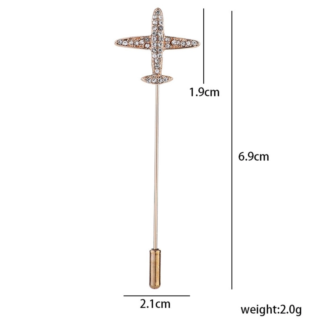 Mini Aircraft Suit Lapel Pin