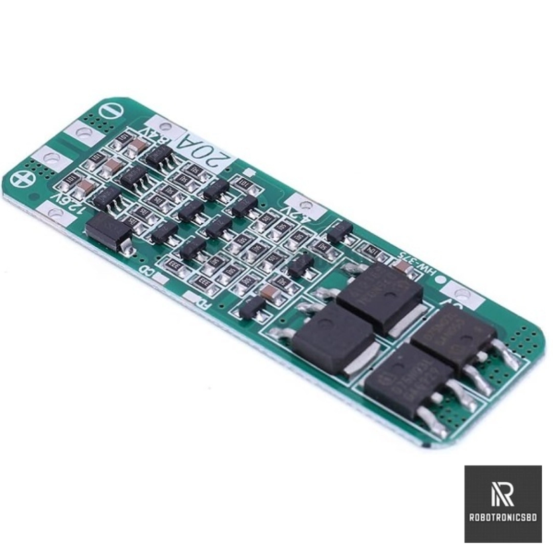 3S 20A BMS Circuit Module Li-ion Lithium Battery Charger PCB BMS Protection Board 12.6V
