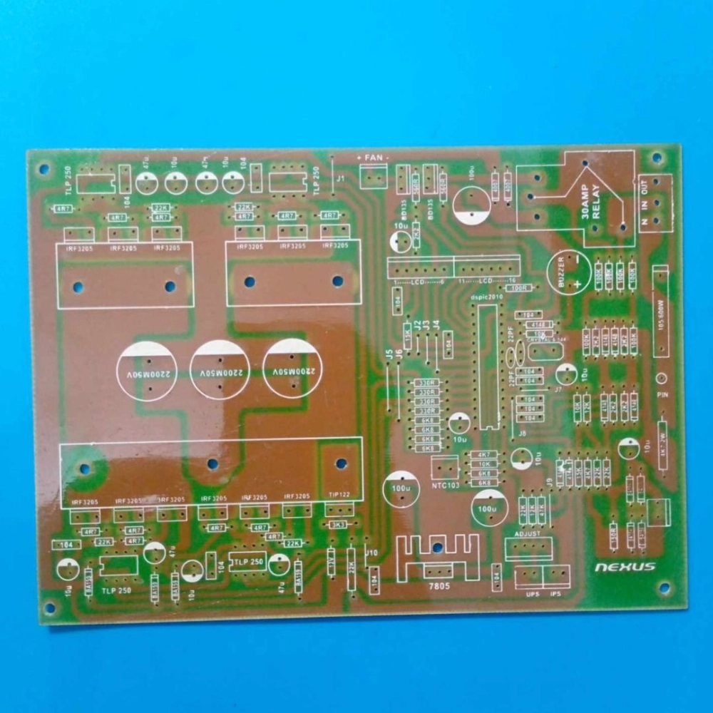 12 Transistor DSPIC30F2010 Pure Sine Wave ORGINAL INDIAN GLASS Fiber Copper Clad Board DC 12V ...