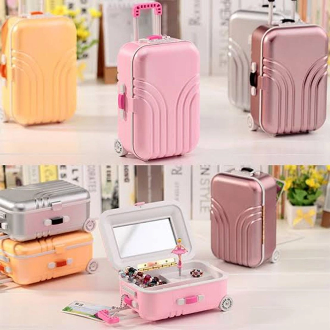 Mini Suitcase Shape Music Box Kids Toys Gifts For Elise Plastic Music ...