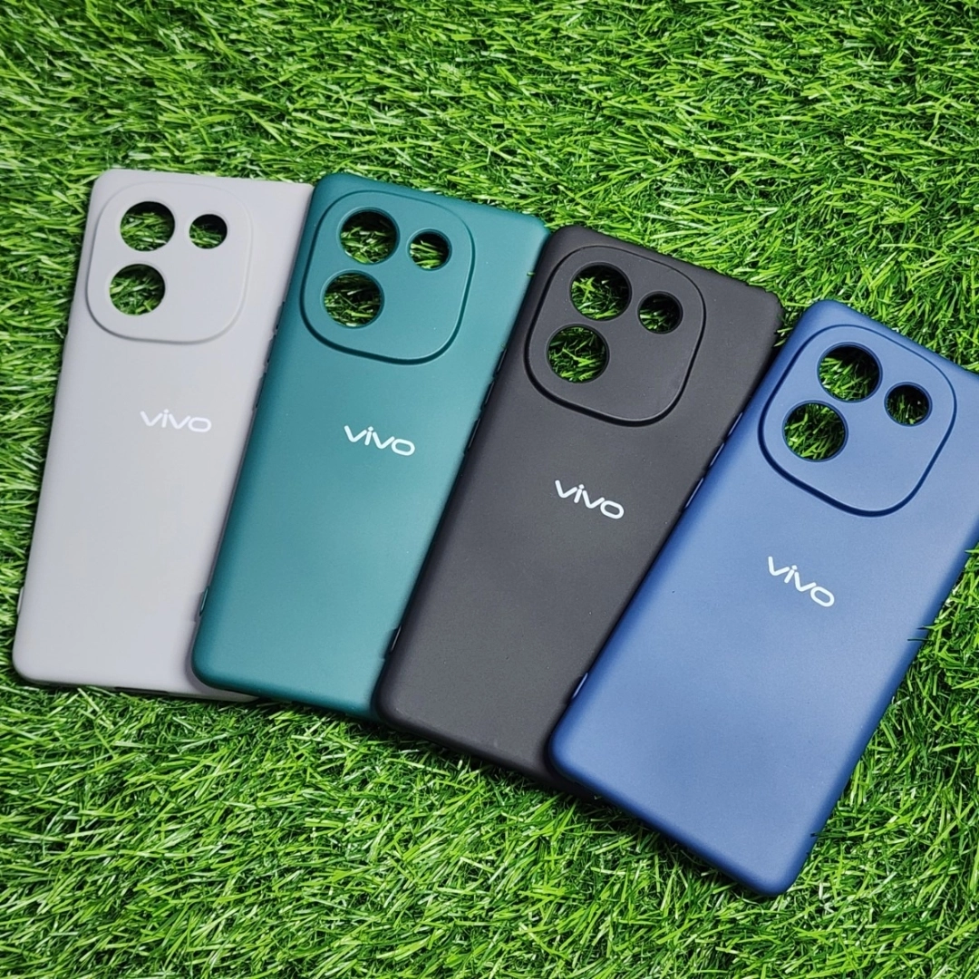 Silicone Case For Vivo T3 Pro & iQOO Z9s Pro Soft Flexible Rubber ...