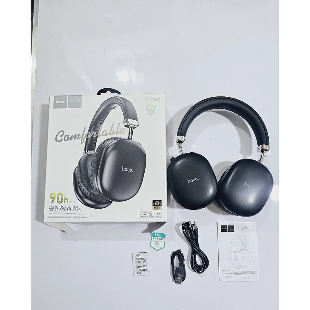 Hoco W35 Max Wireless Bluetooth Headphone 90 Hour Battery