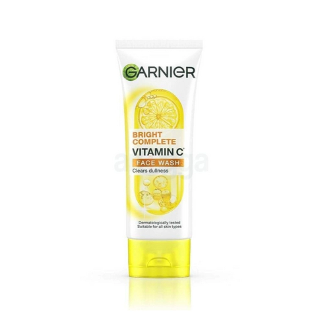 Garnier Bright Complete Vitamin C Face wash for Clears Dullness-50gm