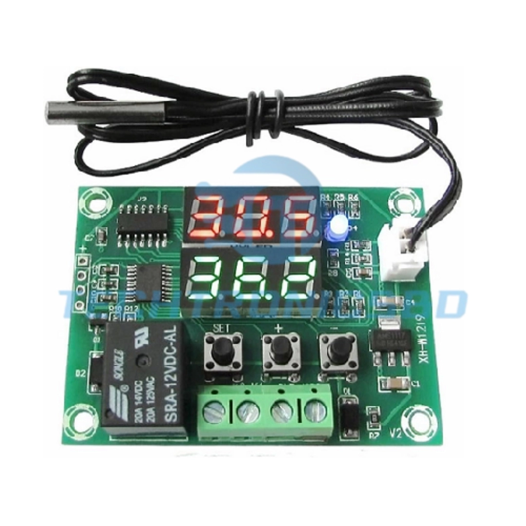 W1219 Digital Temperature Controller Module – DC 12V Thermostat with ...