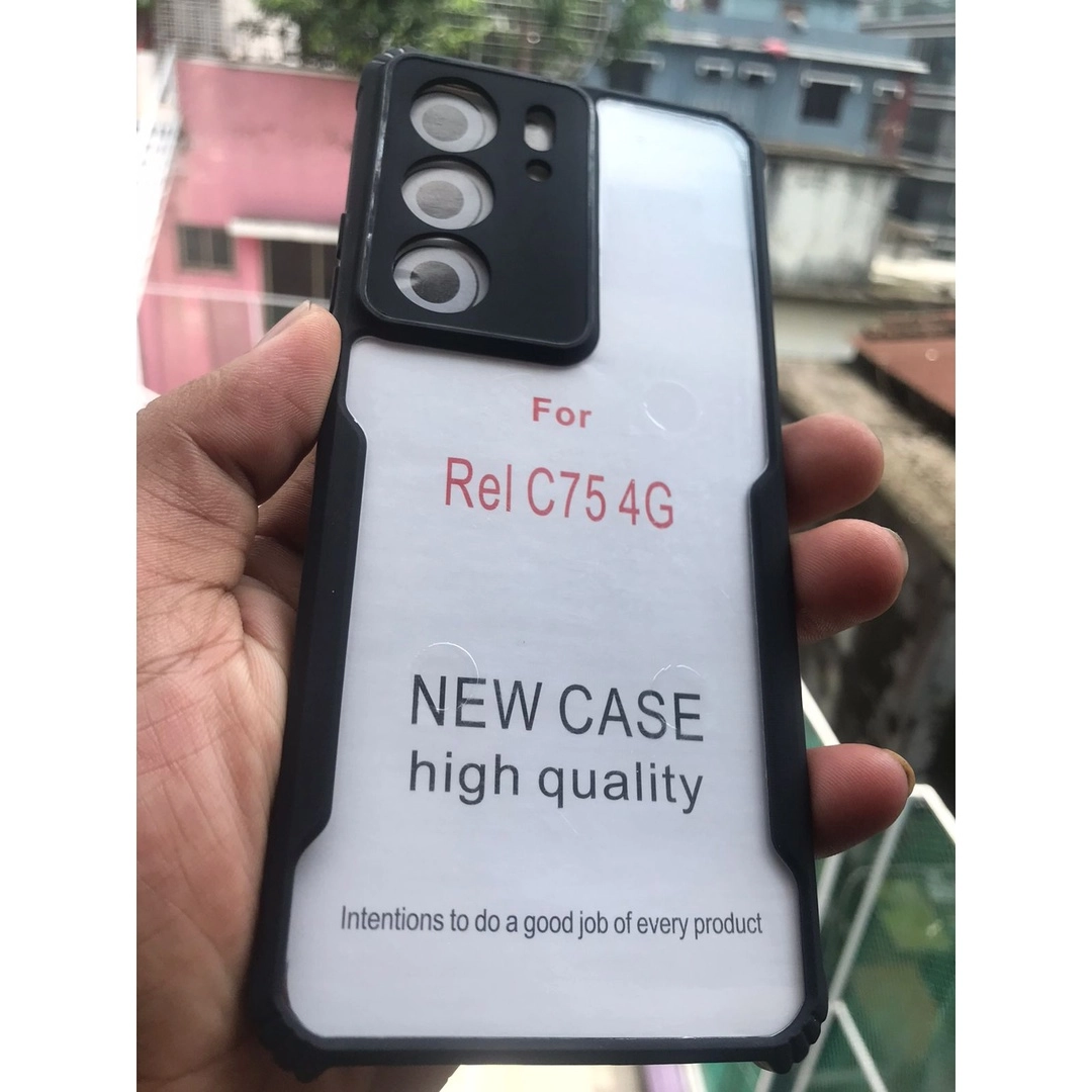 For Realme C75 C-Xunnd Transparent With Bumper Mobile Phone Back Cover ...